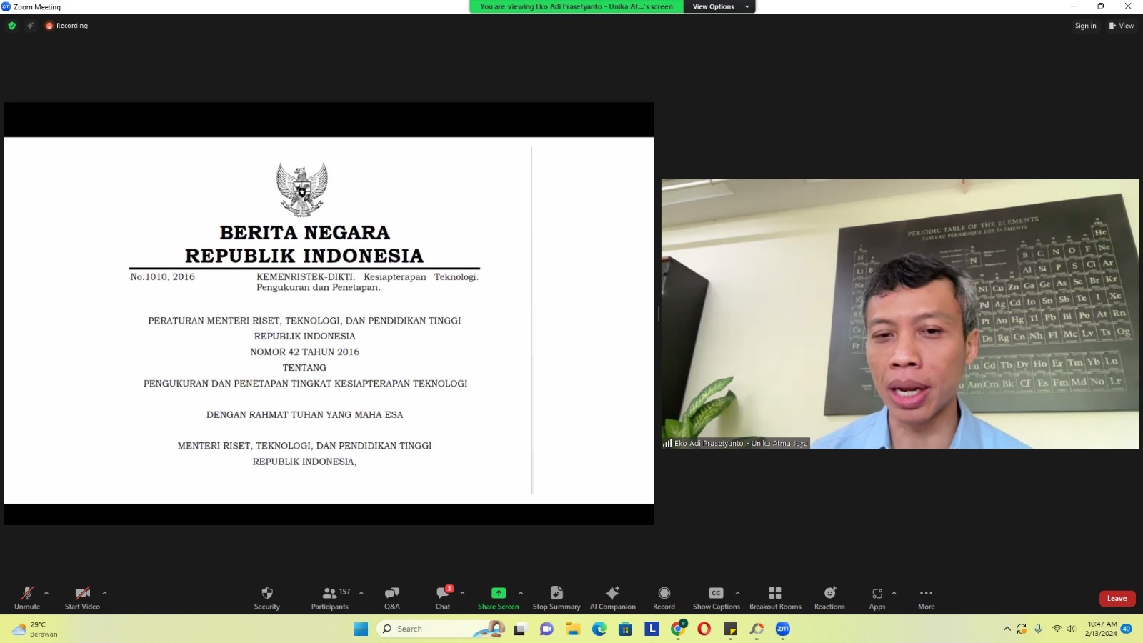 LP2S UMI Gelar Sosialisasi Panduan Penelitian DRTPM 2024 - Official Website