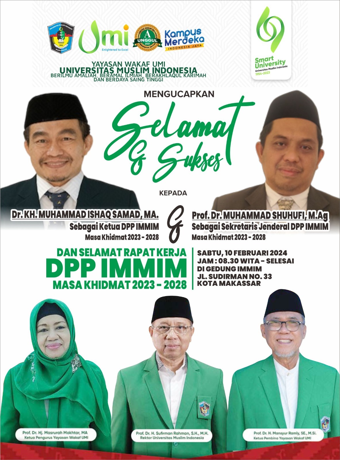 WR IV UMI Resmi Dikukuhkan Jadi Ketua DPP IMMIM, Cetak Sejarah Baru ...