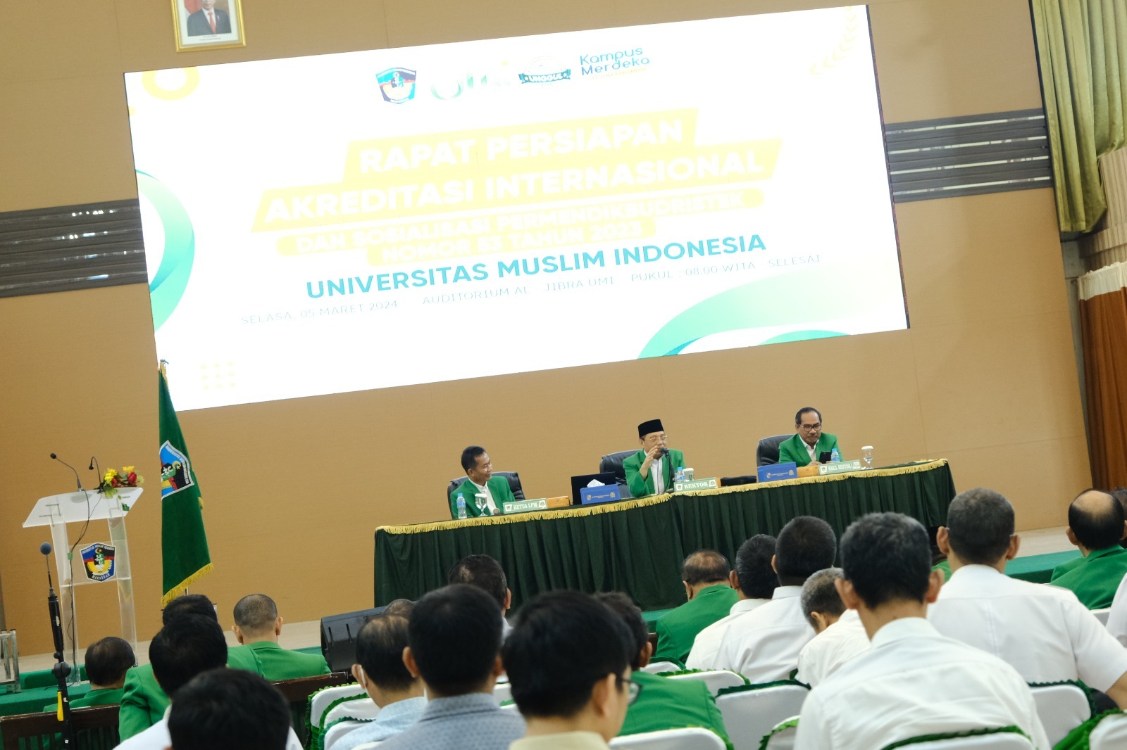 Menuju Akreditasi Internasional, UMI Gelar Rapat dan Sosialisasi Permendikbudristek Nomor 53 ...